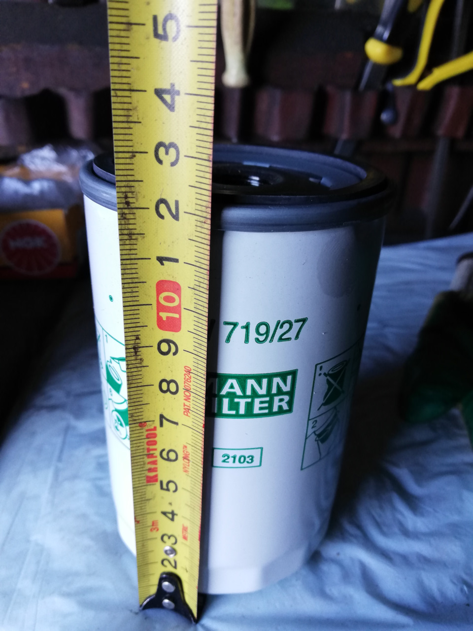 замена масла в моторе — Toyota Land Cruiser Prado 150-series, 2,8 л ...