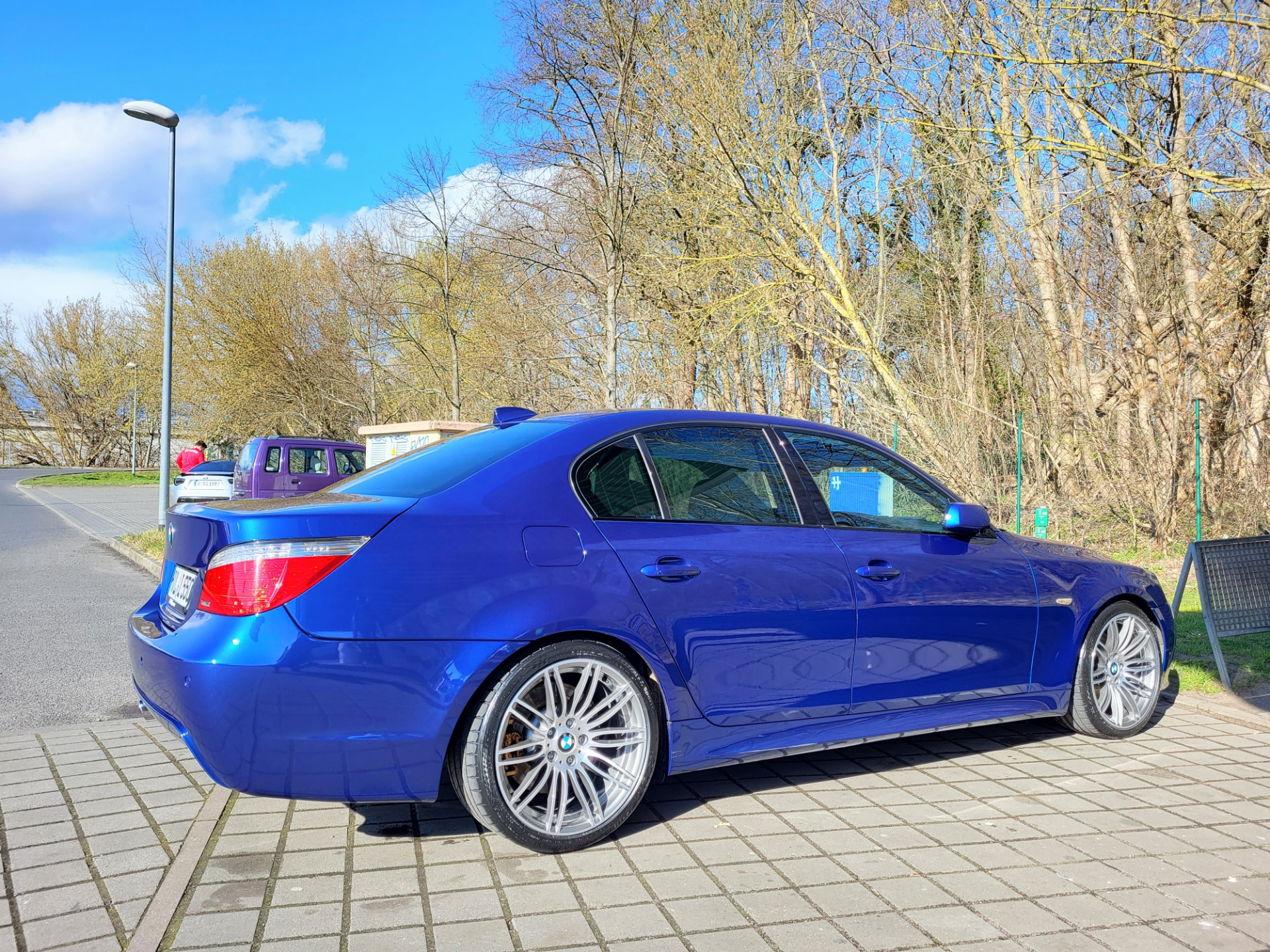 Фото 550i на дисках BMW Performance — BMW 5 series (E60), 4,8 л, 2008 ...