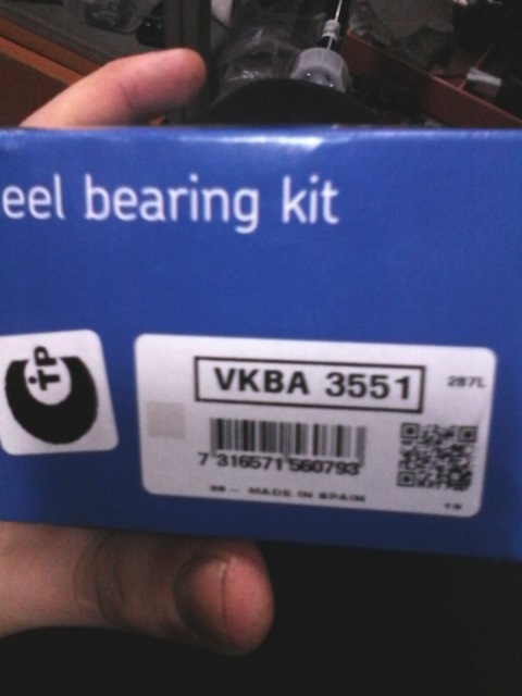 VKBA3551 Комплект подшипника ступицы колеса SKF | Запчасти на DRIVE2