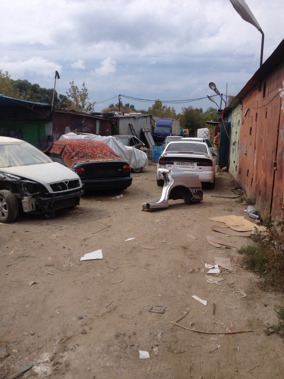 Отдал субу в ремонт — Subaru B4 Be 2 л 2001 года кузовной ремонт