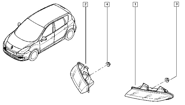 Головное освещение. Теория. — Renault Grand Scenic III, 1,5 л, 2010 ...