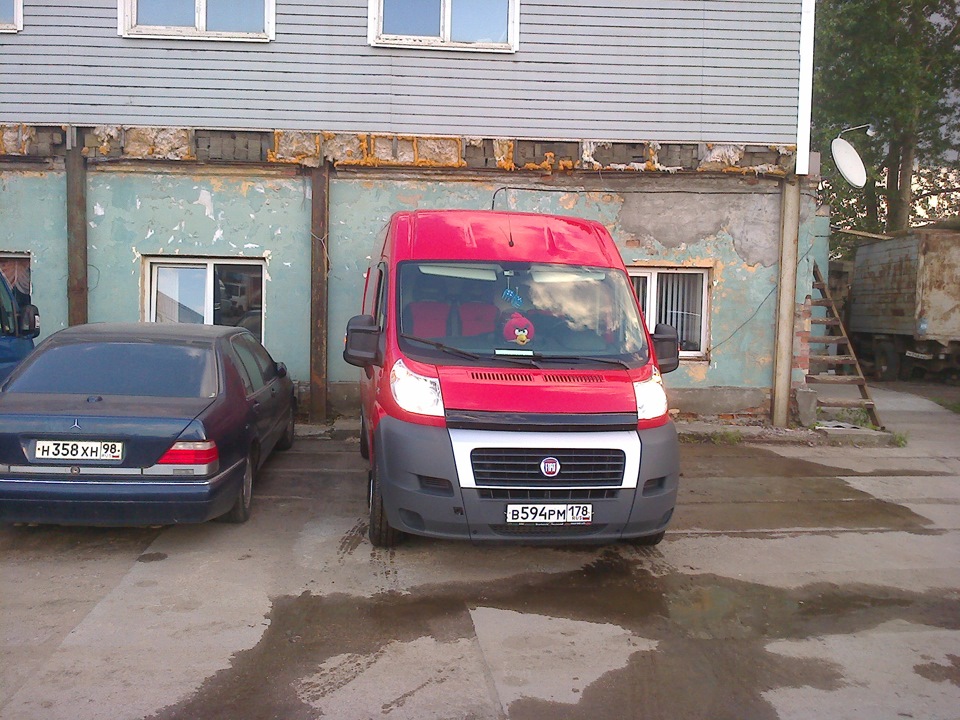 Полоска на лобовое стекло — FIAT Ducato III, 2,3 л, 2012 года | тюнинг ...