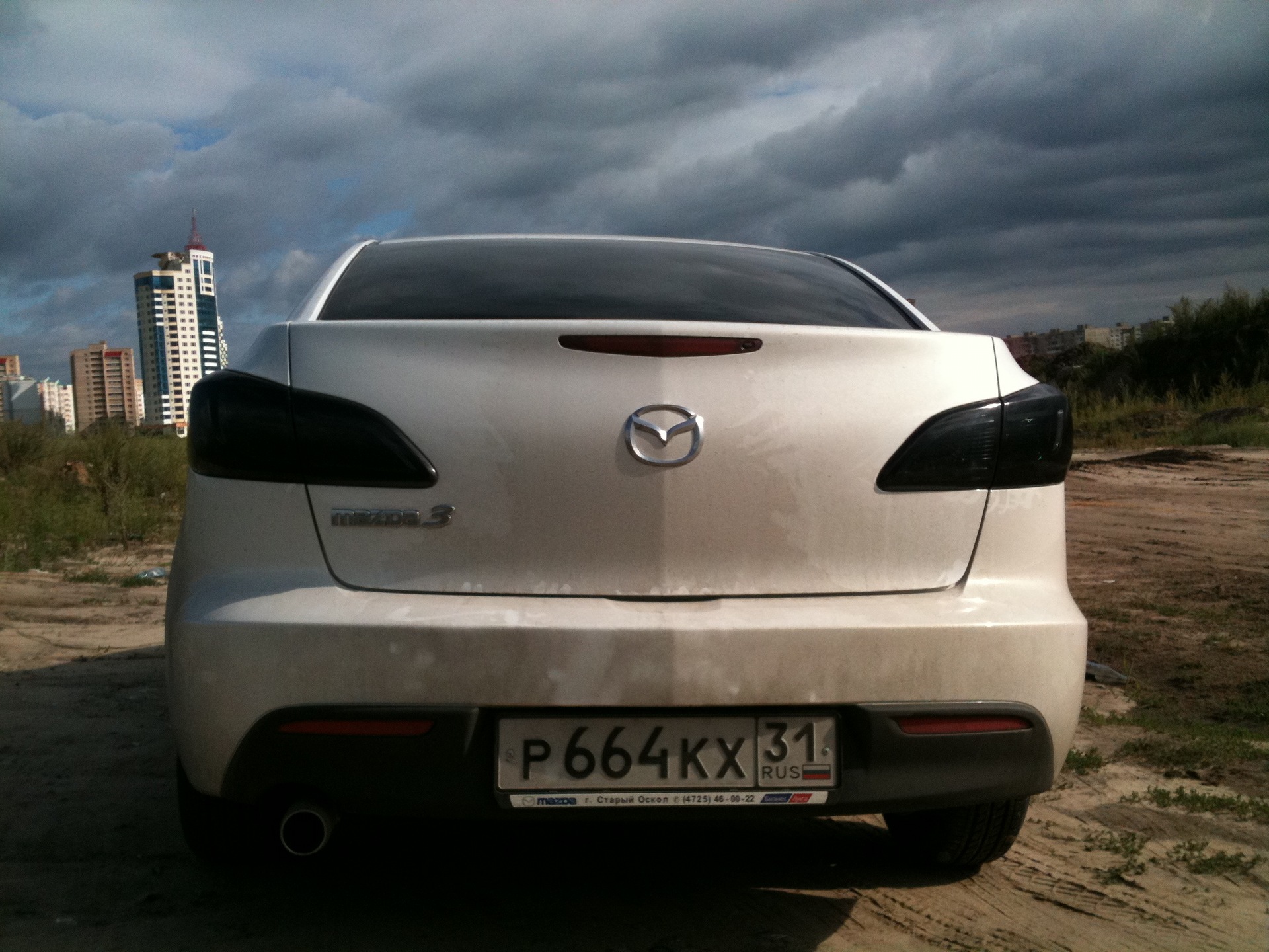 Задние фонари — Mazda 3 (2G) BL, 1,6 л, 2011 года | аксессуары | DRIVE2