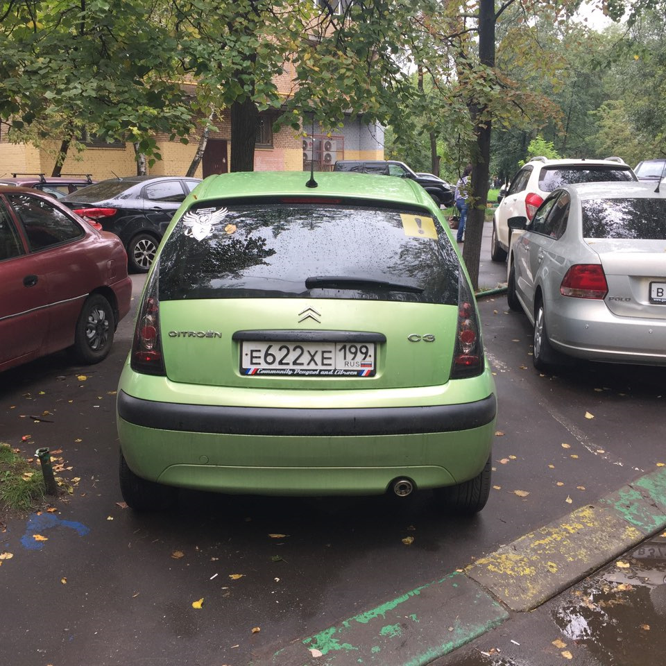 Задние фонари — Citroen C3 (1G), 1,4 л, 2004 года | стайлинг | DRIVE2