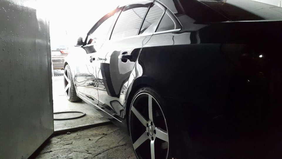 полировка и жидкое стекло — Chevrolet Cruze (1G), 1,8 л, 2013 года ...