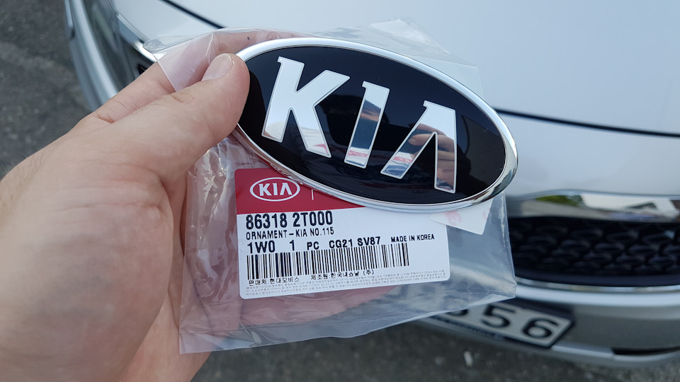 863182T000 Эмблема декоративная пластиковая KIA HYUNDAI | Запчасти на ...