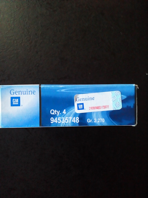 94535748 Свеча зажигания GM | Запчасти на DRIVE2