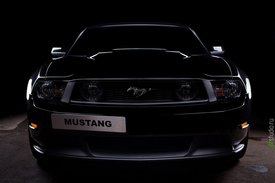 AC/DC – Back In Black — Ford Mustang (5G), 3,7 л, 2011 года ...