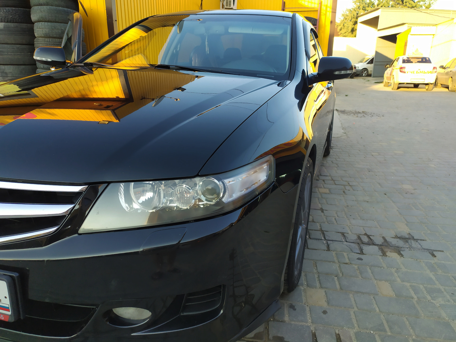 Резина и проставки на бояна! — Honda Accord (7G), 2,4 л, 2006 года | колёсные диски | DRIVE2