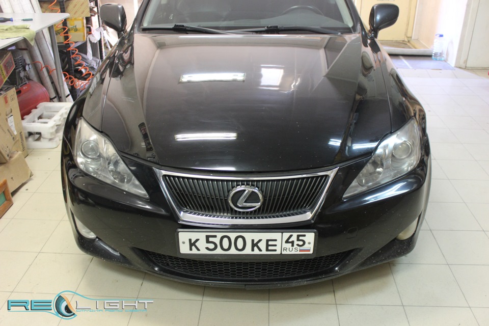 Lexus IS 2 | Покраска масок фар и птф в черный мат — Студия Авто Света Rowl на DRIVE2