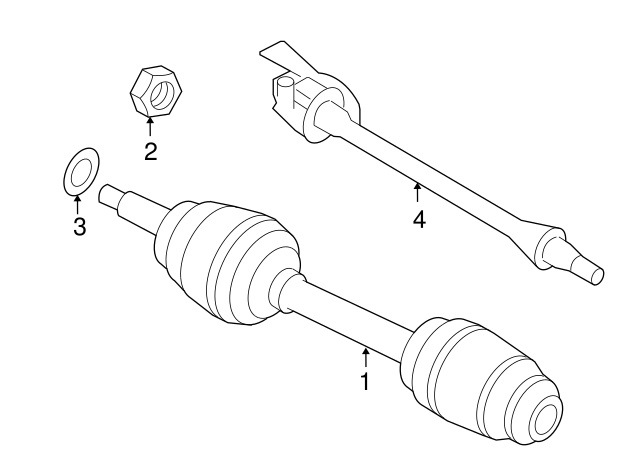 495002B510 Привод колеса KIA HYUNDAI | Запчасти на DRIVE2