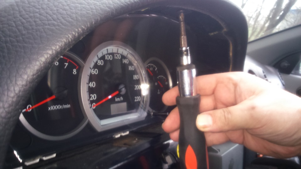 Индикатор ближнего света — Chevrolet Lacetti 5D, 1,4 л, 2011 года ...