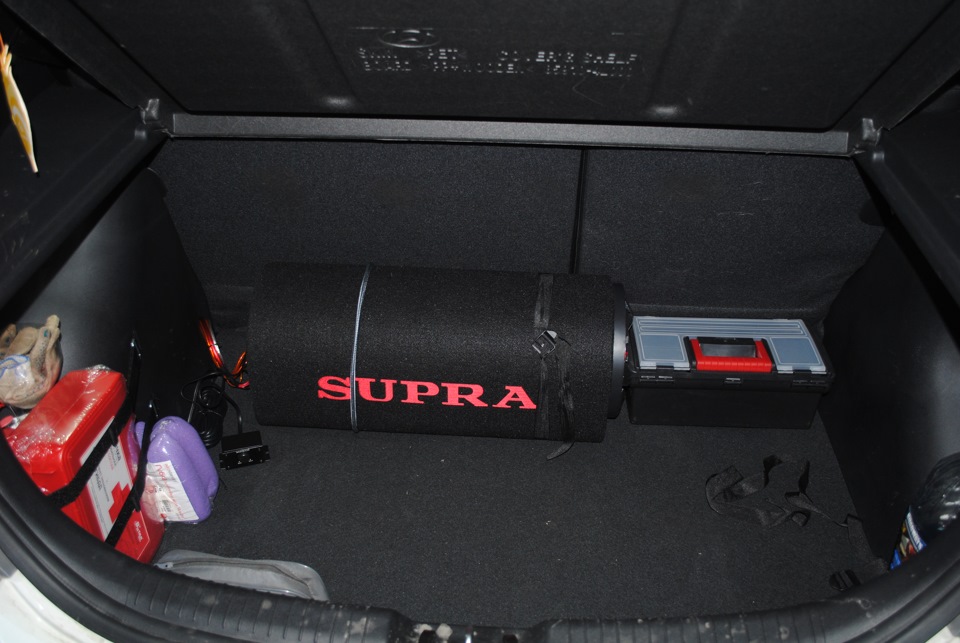 Сабвуфер — Hyundai Solaris Hatchback, 1,6 л, 2013 года | автозвук | DRIVE2