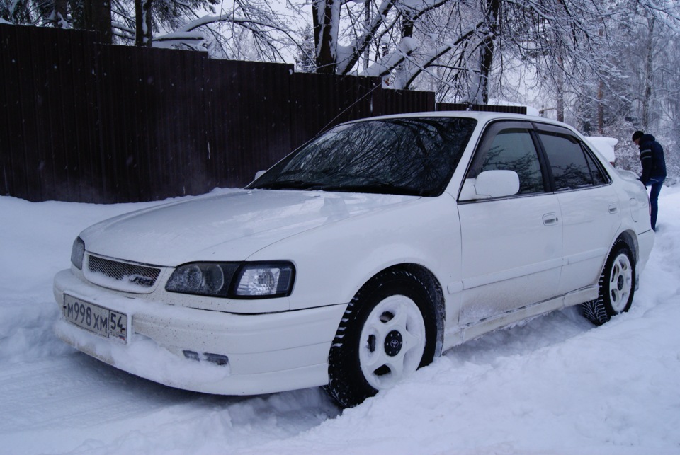 Просто зимние фото — Toyota Corolla (110), 1,8 л, 1998 года ...