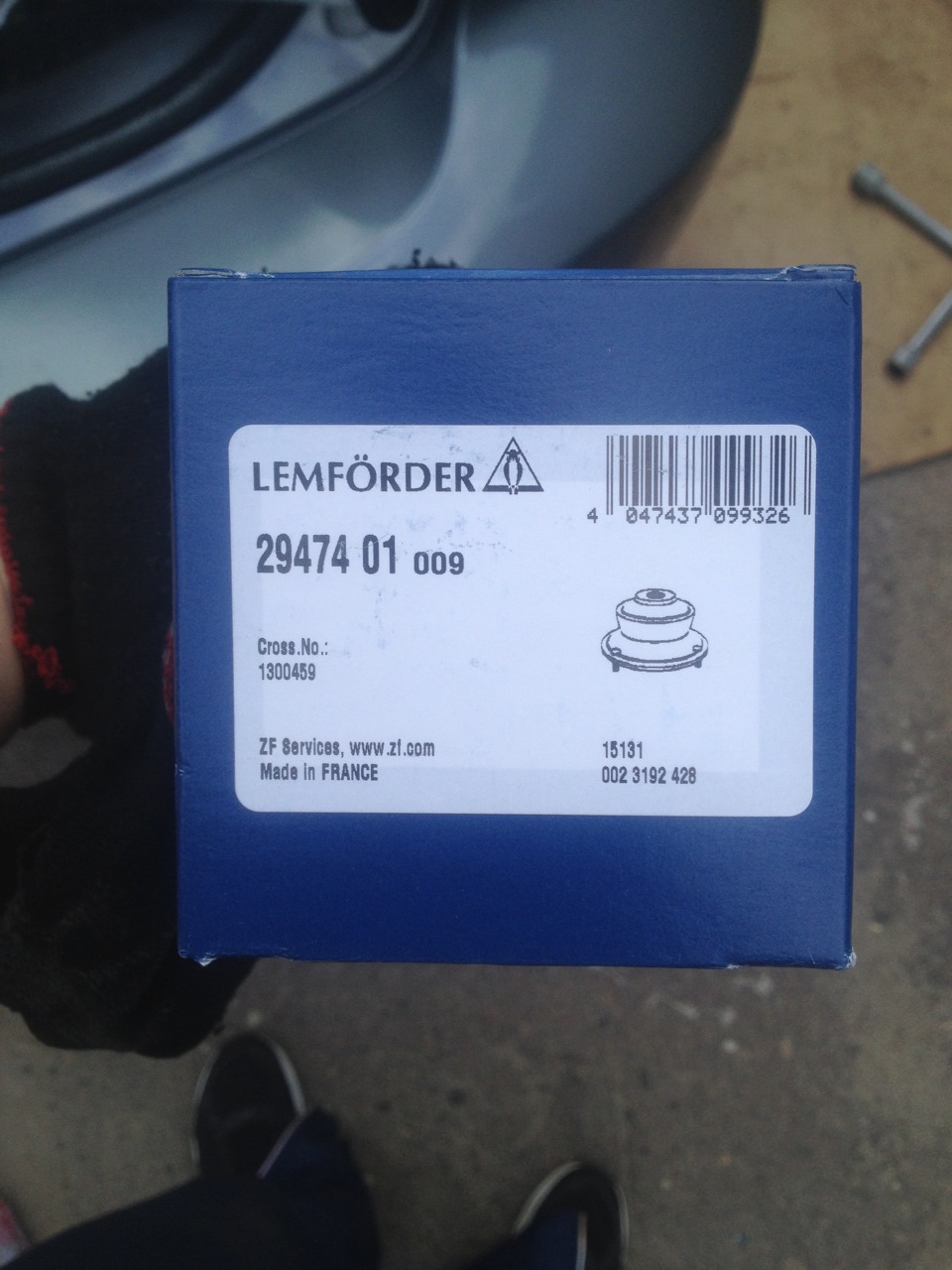 2947401 Опора стойки амортизатора LEMFORDER | Запчасти на DRIVE2