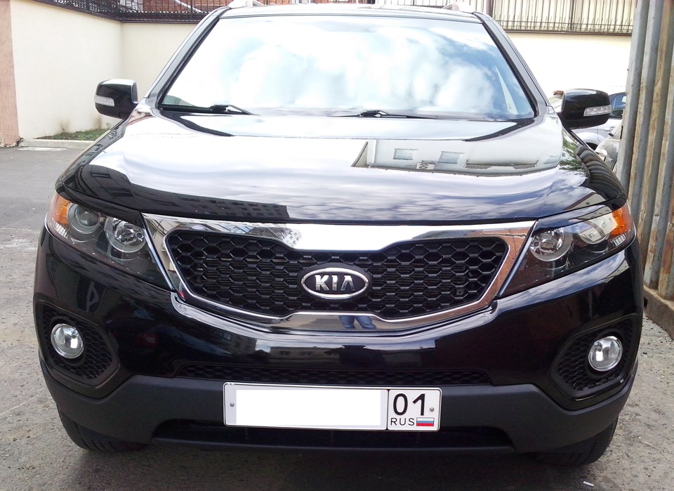 Реснички! — KIA Sorento (2G), 2,4 л, 2012 года | стайлинг | DRIVE2