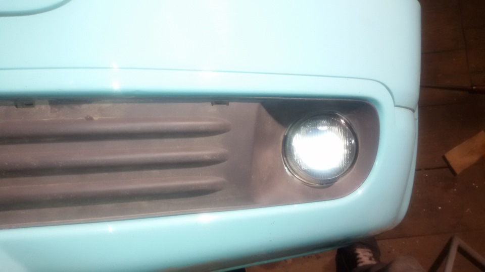 линзованные туманочки — Volkswagen Transporter T5, 2,5 л, 2008 года ...