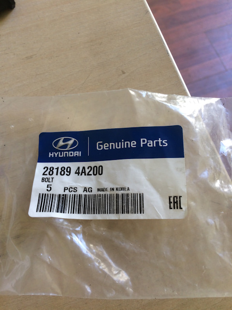 281894A200 БОЛТ М5 KIA HYUNDAI | Запчасти на DRIVE2