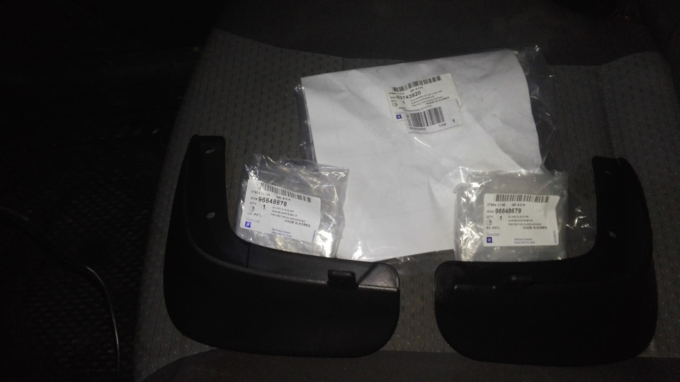 96648678 БРЫЗГОВИК задний левый GM | Запчасти на DRIVE2