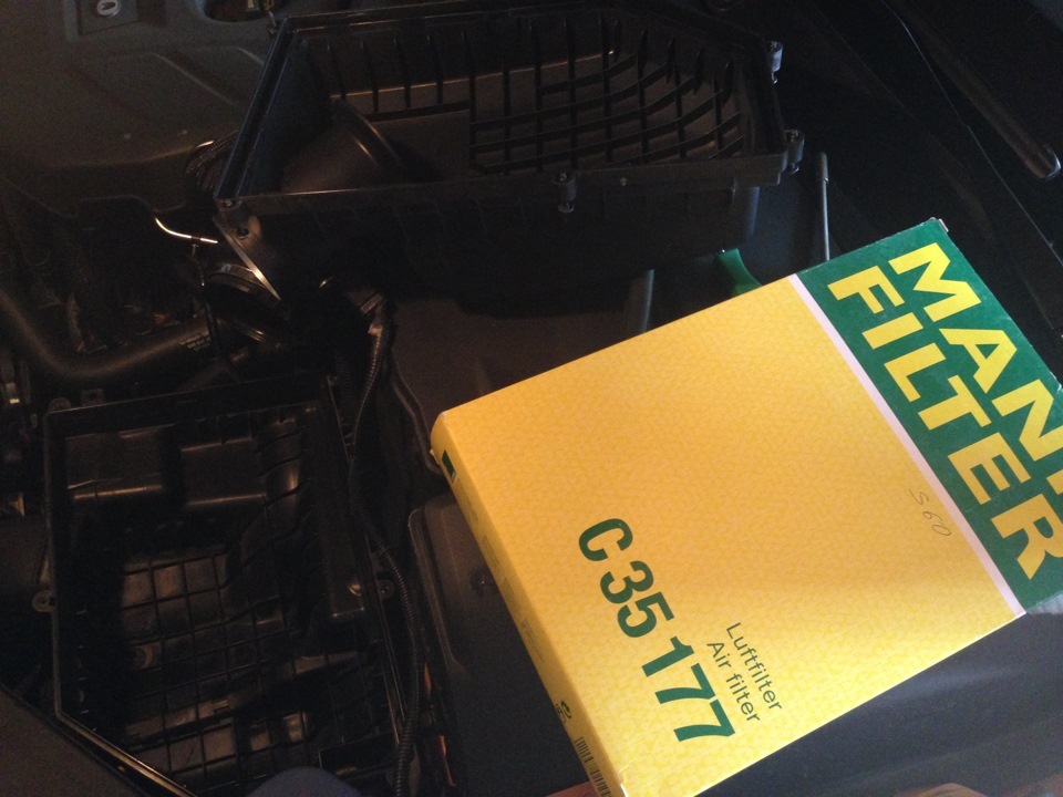 Техничка. Фильтры фирмы Mann — Volvo S60 (2G), 2 л, 2012 года ...