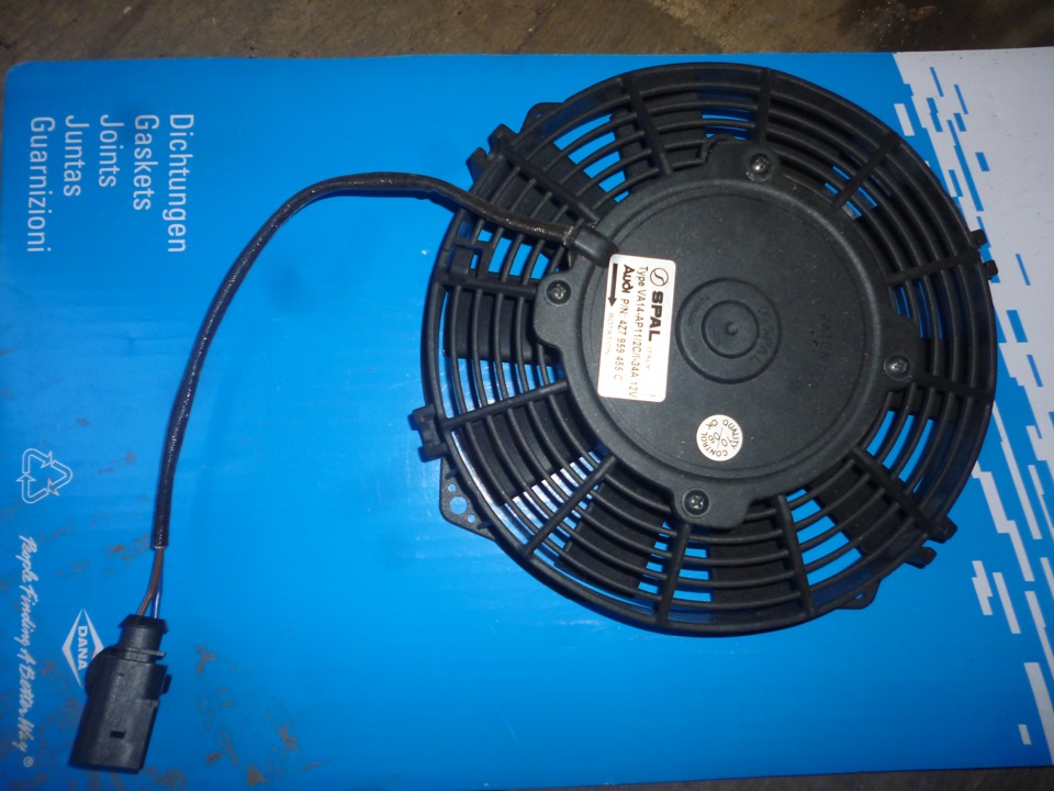 Вентилятор дополнительного радиатора новый — Audi Allroad (C5), 4,2 л ...