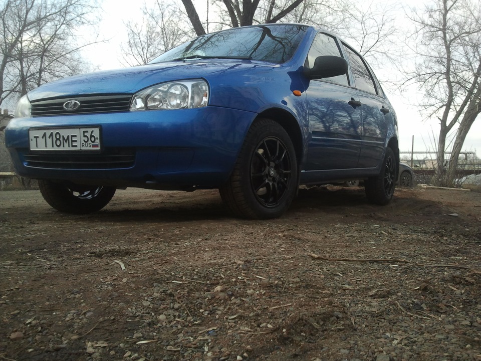 переобулся — Lada Калина седан, 1,4 л, 2008 года | колёсные диски | DRIVE2