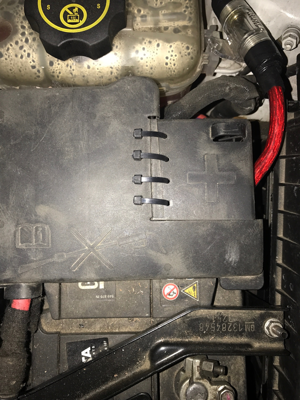 13284548 Опорная планка аккумулятора GM | Запчасти на DRIVE2