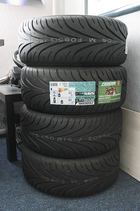 Federal 595 RS-R — Toyota Starlet (80), 1,5 л, 1992 года | шины | DRIVE2