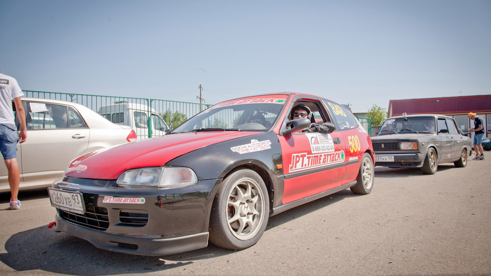 Honda Civic Hatchback (5G) 1.5 бензиновый 1991 | Time Attack на DRIVE2