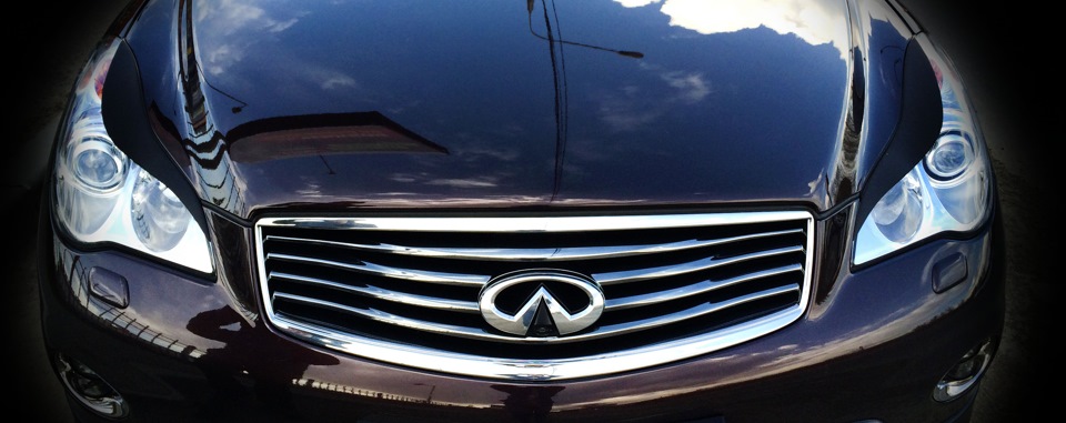 Реснички на фары Infiniti EX — Infiniti EX, 3,5 л, 2009 года ...