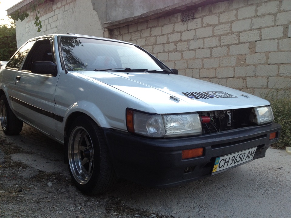 Фары и габариты — Toyota Corolla Levin (AE85), 1,5 л, 1983 года ...