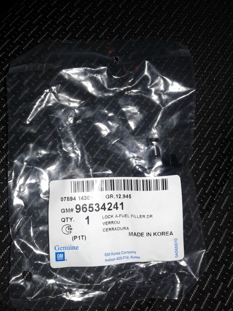 96534241 Замок лючка бензобака / Chevrolet Aveo 03~ GM | Запчасти на DRIVE2
