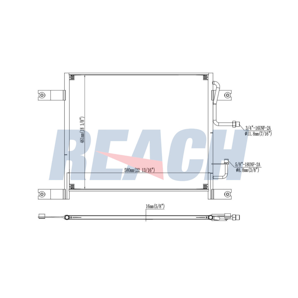 1325141PH Конденсер кондиционера Reach Cooling | Запчасти на DRIVE2
