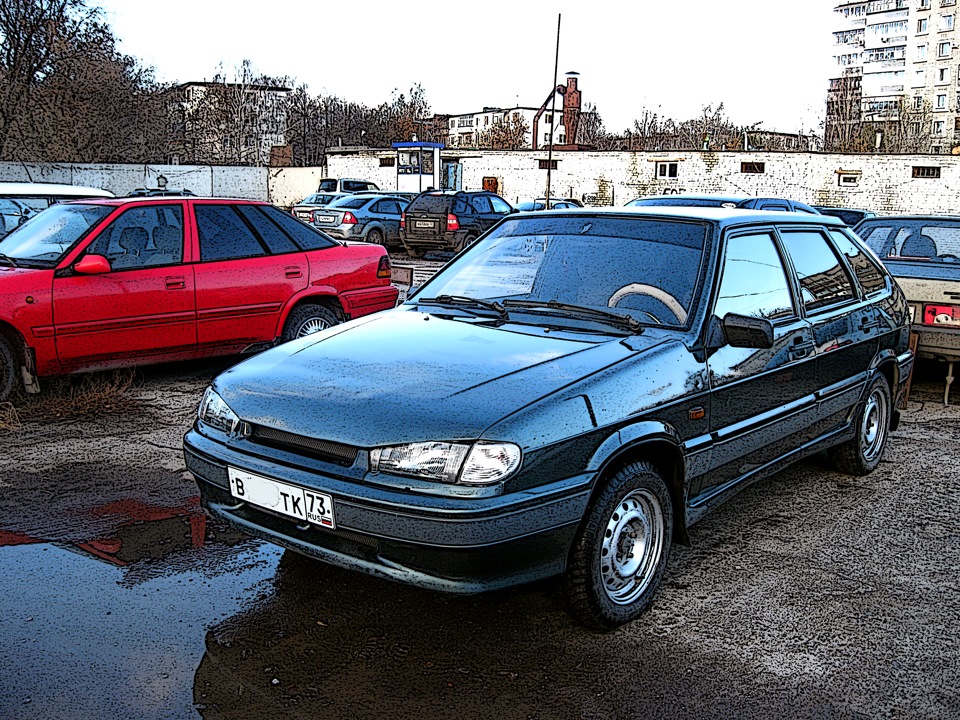а вот и сам Bad Boy)) — Lada 2114, 1,6 л, 2007 года | тюнинг | DRIVE2