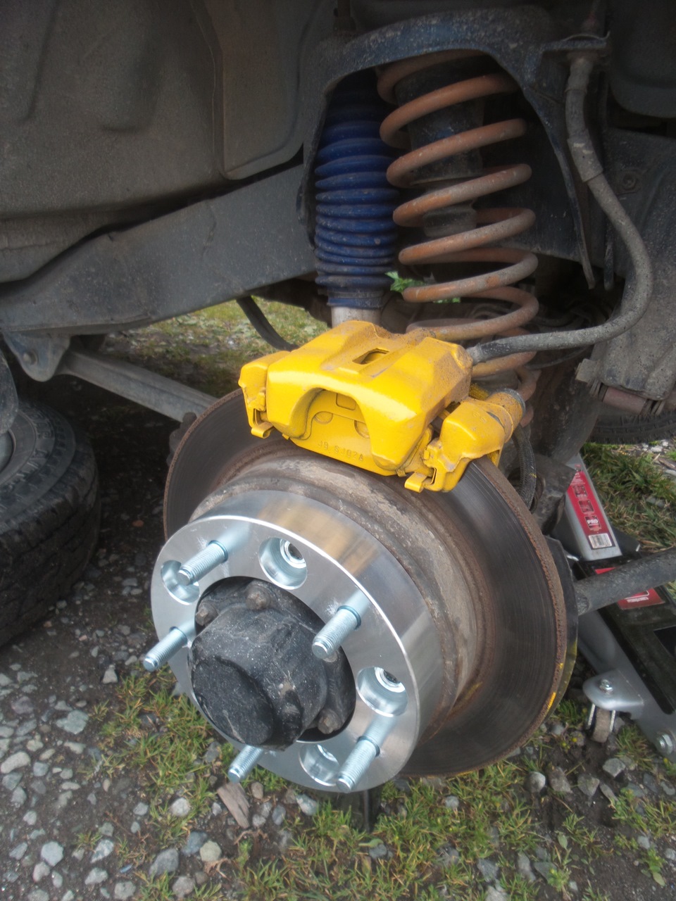 Установил проставки-адаптеры 35мм на ступицы — Mazda AZ-Offroad, 0,7 л, 2005 года | колёсные ...