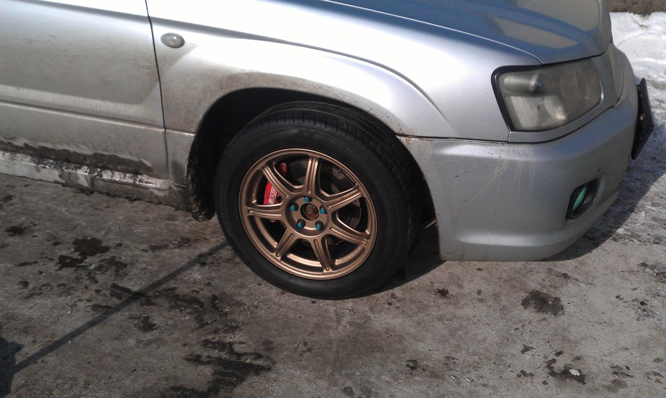 B.I.M. DHS051 на лето — Subaru Forester (SG), 2 л, 2004 года | колёсные ...