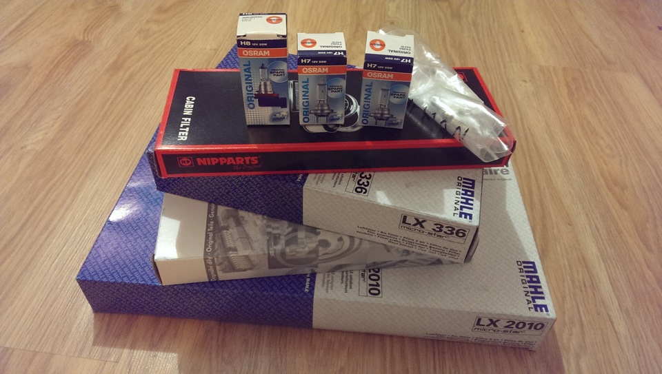 Запчасти — Фильтра и лампы. — Skoda Fabia Mk2, 1,4 л, 2011 года ...