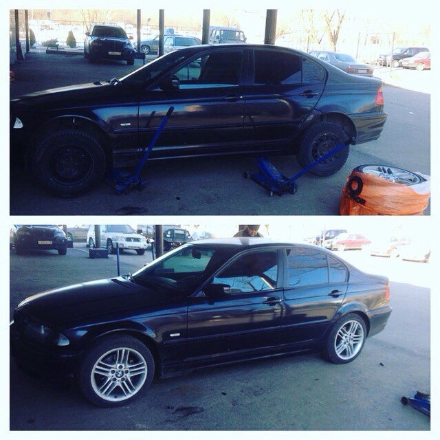 #9. Психанул, переобулся! "Лето, приди! " 89 Style R17 — BMW 3 series ...