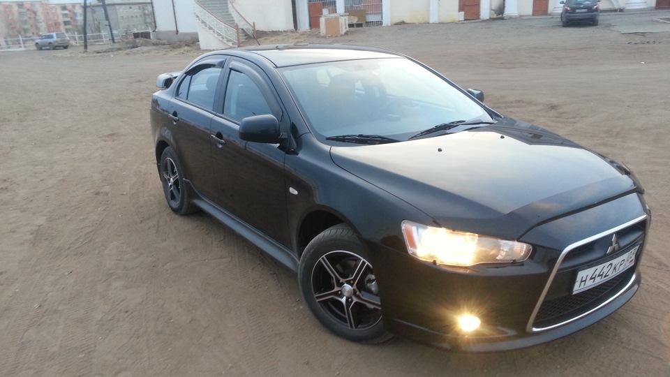 Mitsubishi Lancer X 1.8 бензиновый 2013 | BLACK ANGEL на DRIVE2