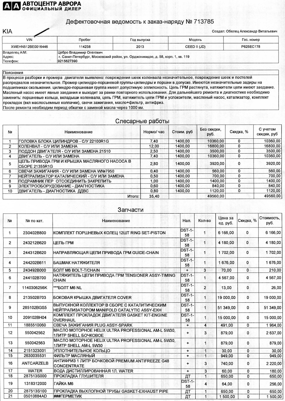 1318312000 ГАЙКА М20 KIA HYUNDAI | Запчасти на DRIVE2