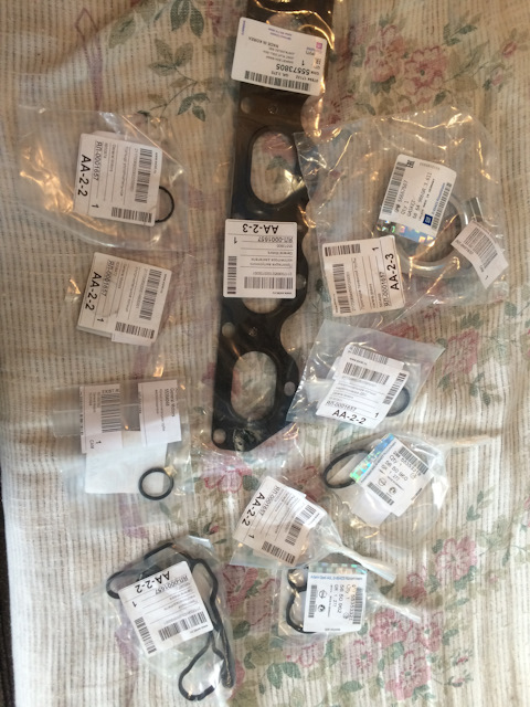 55573805 Прокладка выпускного коллектора / Chevrolet 1.6/1.8 09~ GM ...