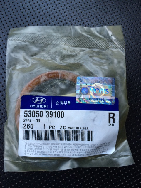 5305039100 Сальник хвостовика редуктора KIA HYUNDAI | Запчасти на DRIVE2