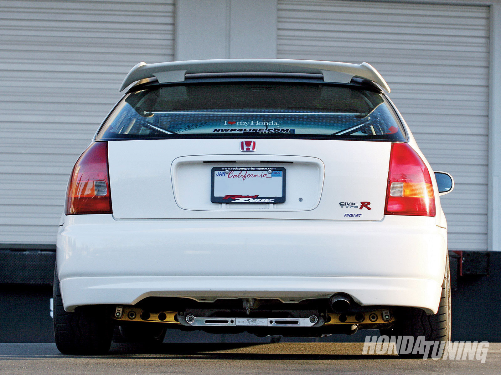Front Mugen Lip / rear type R — Honda Civic Hatchback (6G), 1,4 л, 1998 ...