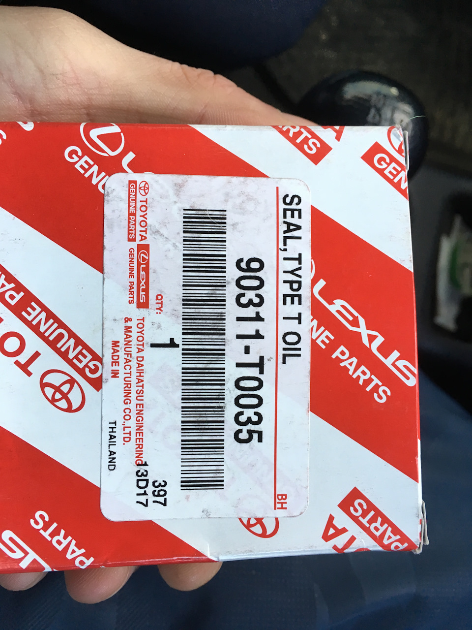 90311T0035 САЛЬНИК ПРИВОДА 46X80X10X16.4 TOYOTA LEXUS | Запчасти на DRIVE2