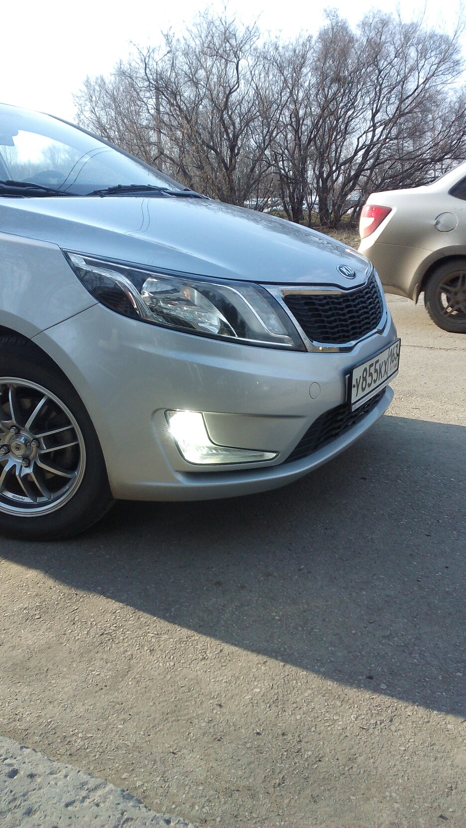 Противотуманки, лед лампы… Путь к линзам — KIA Rio (3G), 1,6 л, 2014 ...