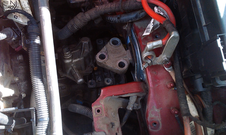 Замена подушки двигателя — Opel Astra H, 1,8 л, 2006 года | плановое ТО ...