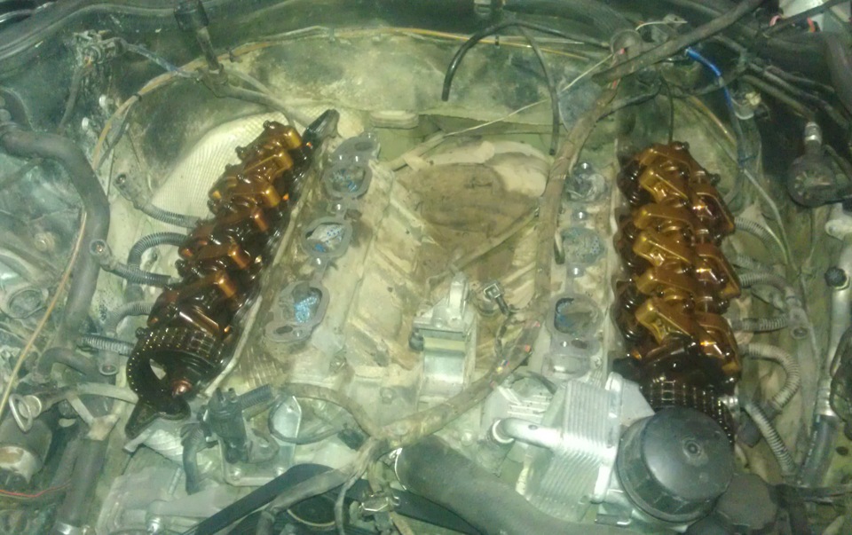 Чистка вентиляции КГ, впускного коллектора и по мелочи. — Mercedes-Benz ...