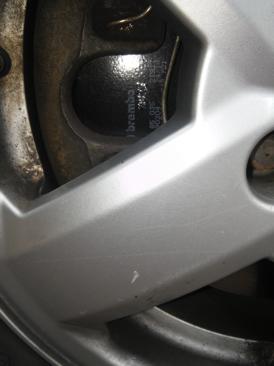 новые тормоза Brembo!))) — Skoda Octavia A4 Mk1, 1,8 л, 2000 года ...