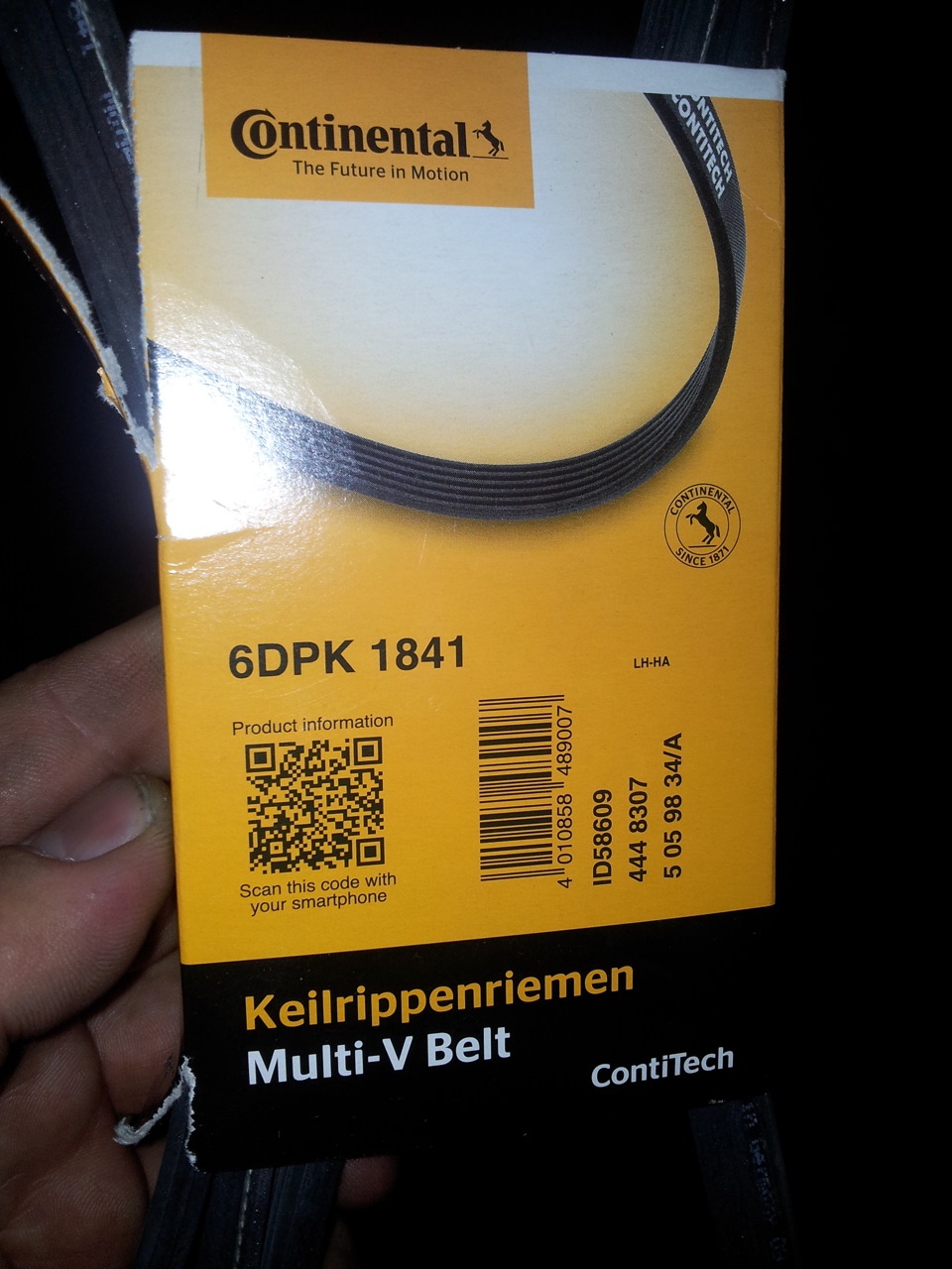 6DPK1841 ПОЛИКЛИНОВЫЙ РЕМЕНЬ 6 DPK 1841 CONTITECH | Запчасти на DRIVE2