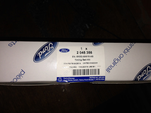 2045356 КОМПЛЕКТ РЕМНЯ ГРМ FOCUS 2011- / MONDEO Ford | Запчасти на DRIVE2